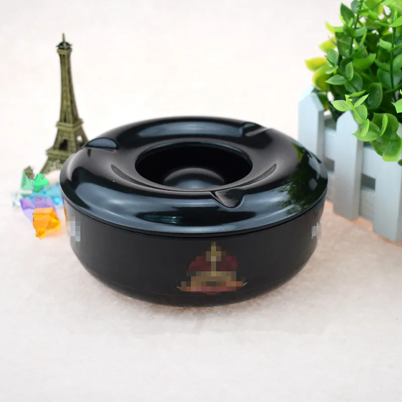 1 pcs Round ashtray windproof fireproof plastic melamine ashtray ...