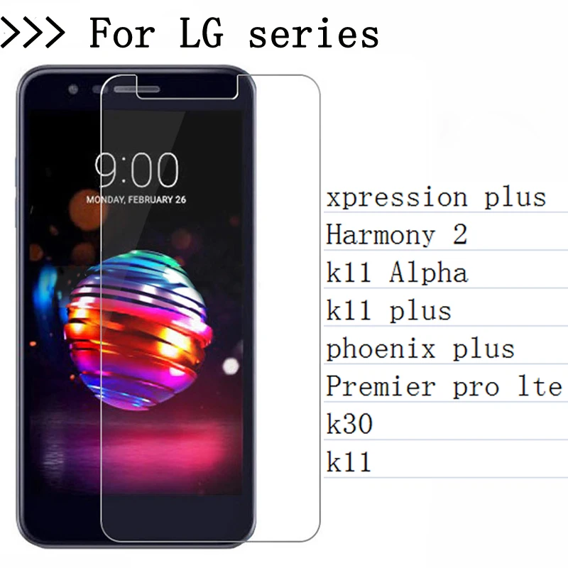 Tempered Glass For LG xpression plus Harmony 2 k11 Alpha PLUS Premier ...