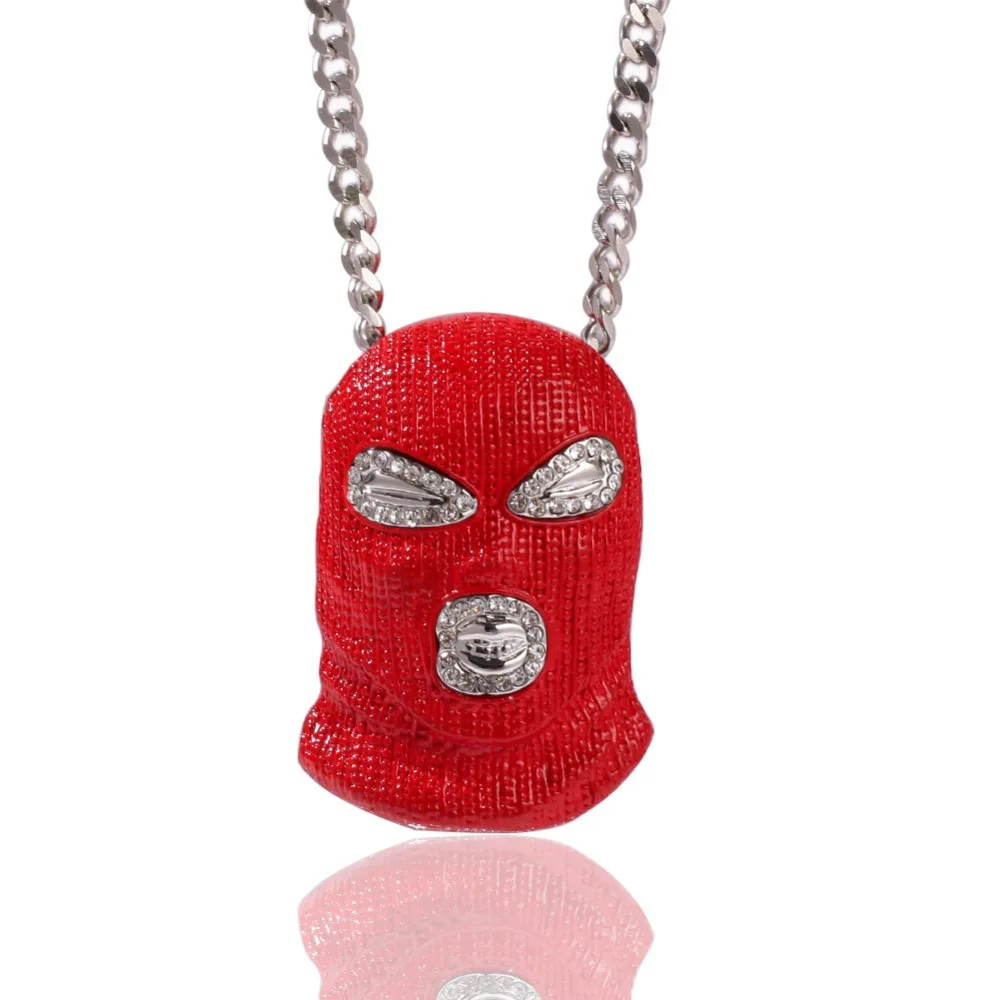 Hip-Hop-Red-Color-CSGO-CS-GO-GoonSki-Mask-Pendants-Necklace-for-Men ...