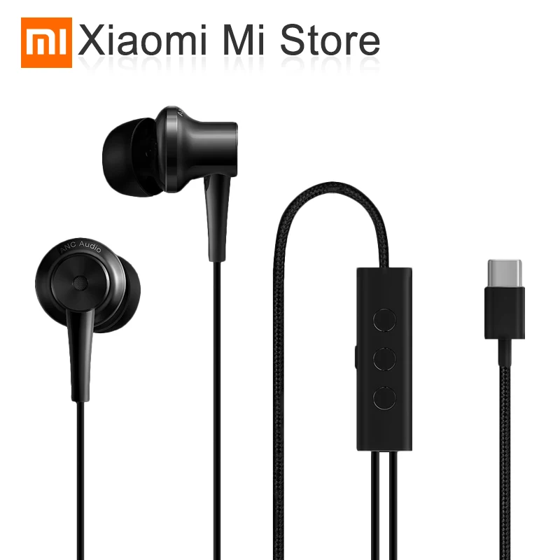 Xiaomi Mi Earphones Anc Type-c Noise Cancelling Earphone Wired Control ...