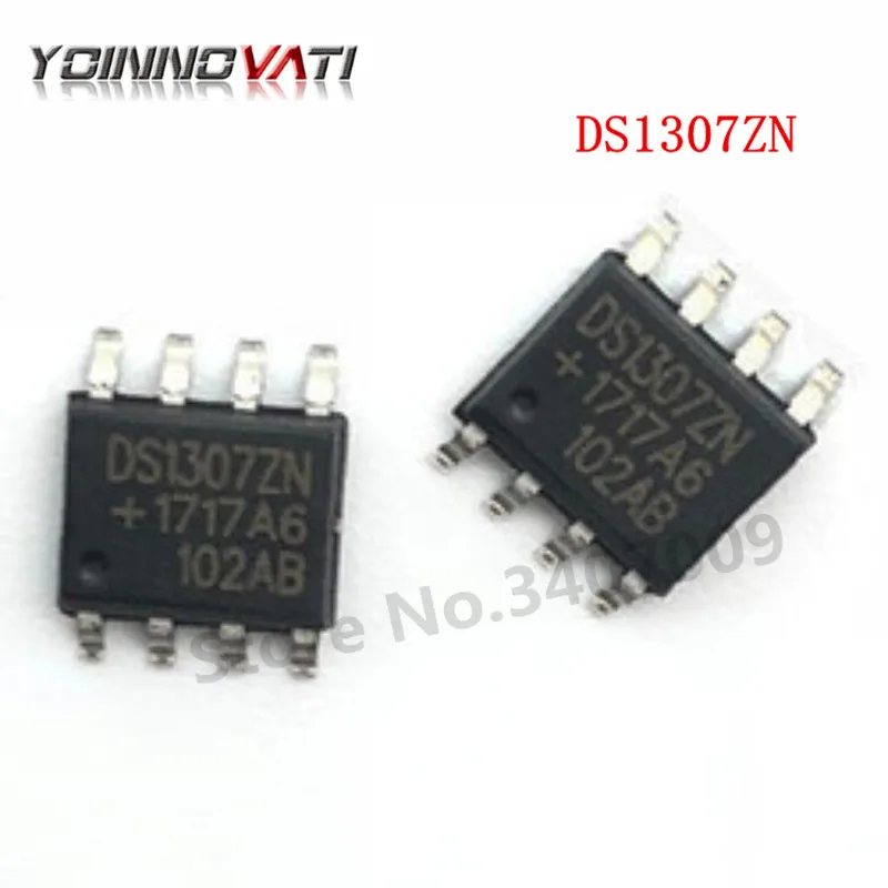 10 قطعة DS1307ZN DS1307Z SOP8 DS1307 الحقيقي مدار الساعة 64x8 المسلسل I2C RTC جديد الأصلي|موصلات ...