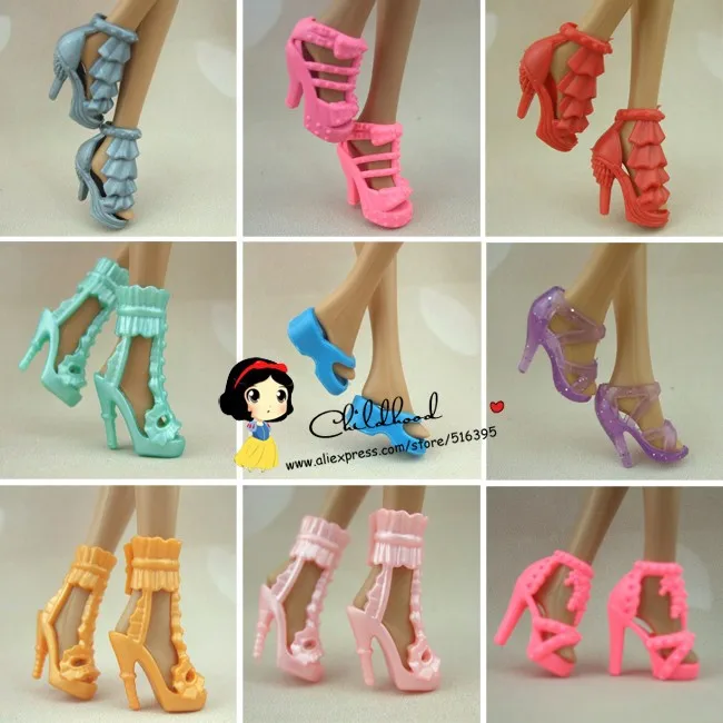 Toys & Games Mixed Selection 10x Dolls Shoes Heels Made for Standard ...