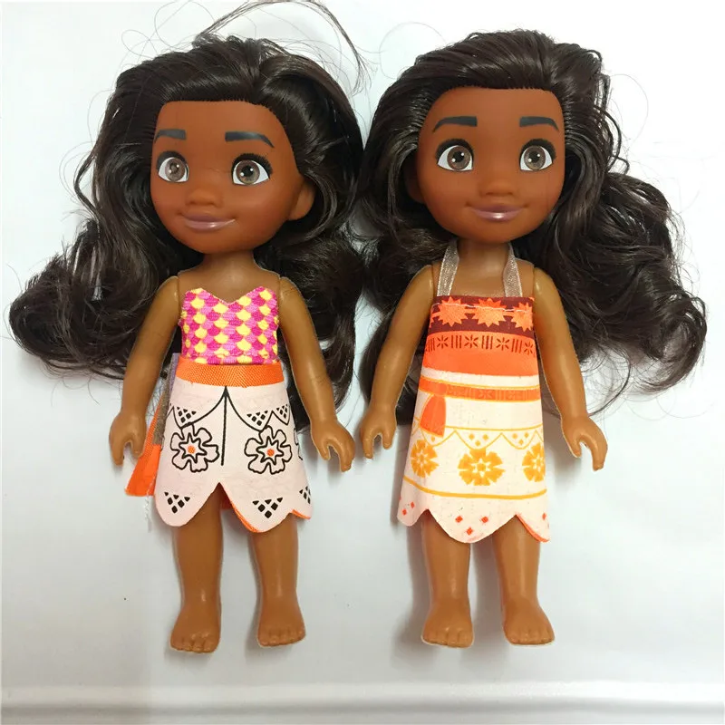 2 Style 16cm lovely moana dolls Maui Chick Handan Spotted Pig Moana ...