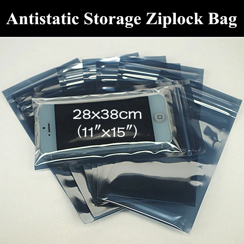 50pcs 28x38cm (11"x15") Anti Static Shielding Bag Anti Static Pack Bag ...
