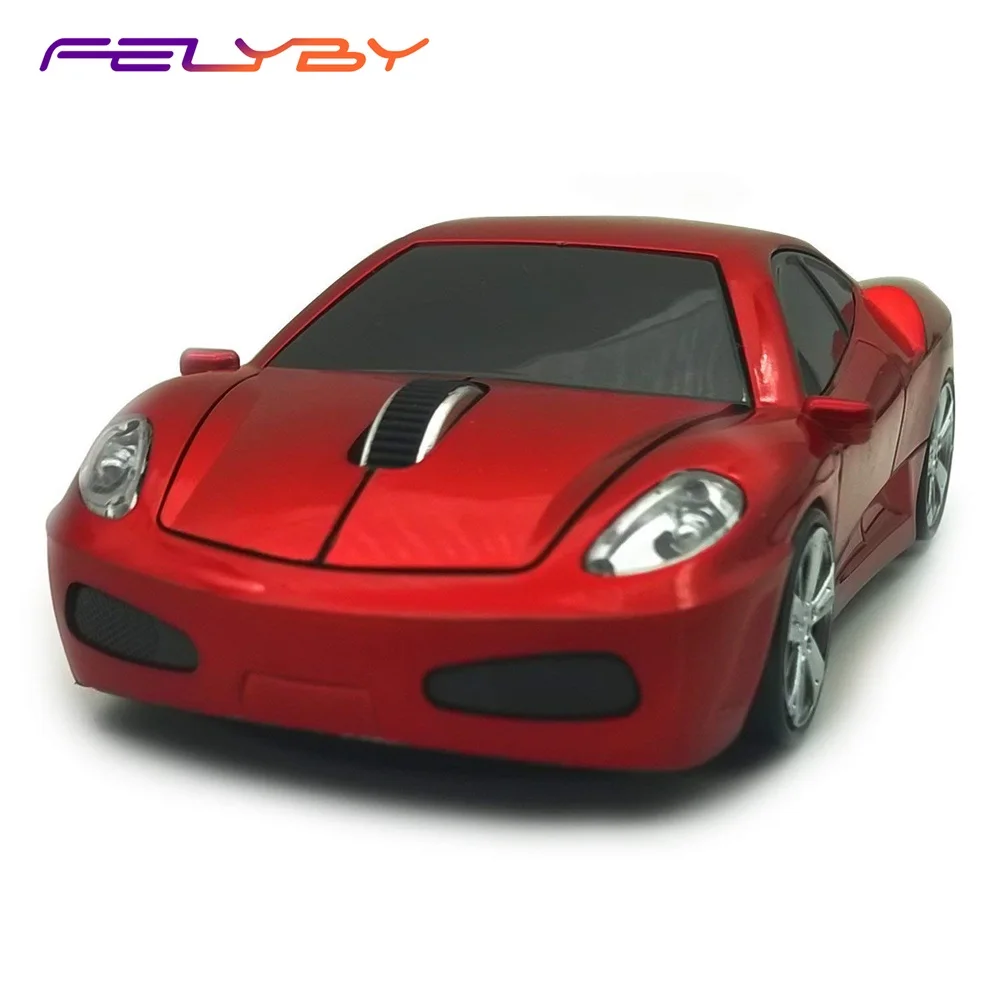 FELYBY Wireless Car Mouse 1600DPI 2.4GHz Optical Gaming Mouse Cool ...