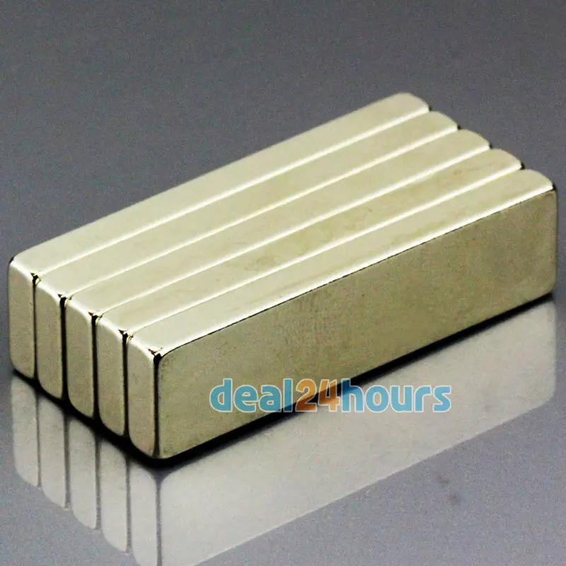 OMO Magnetics 10PCS N50 Bulk Super Strong Strip Block Bar Magnets Rare ...