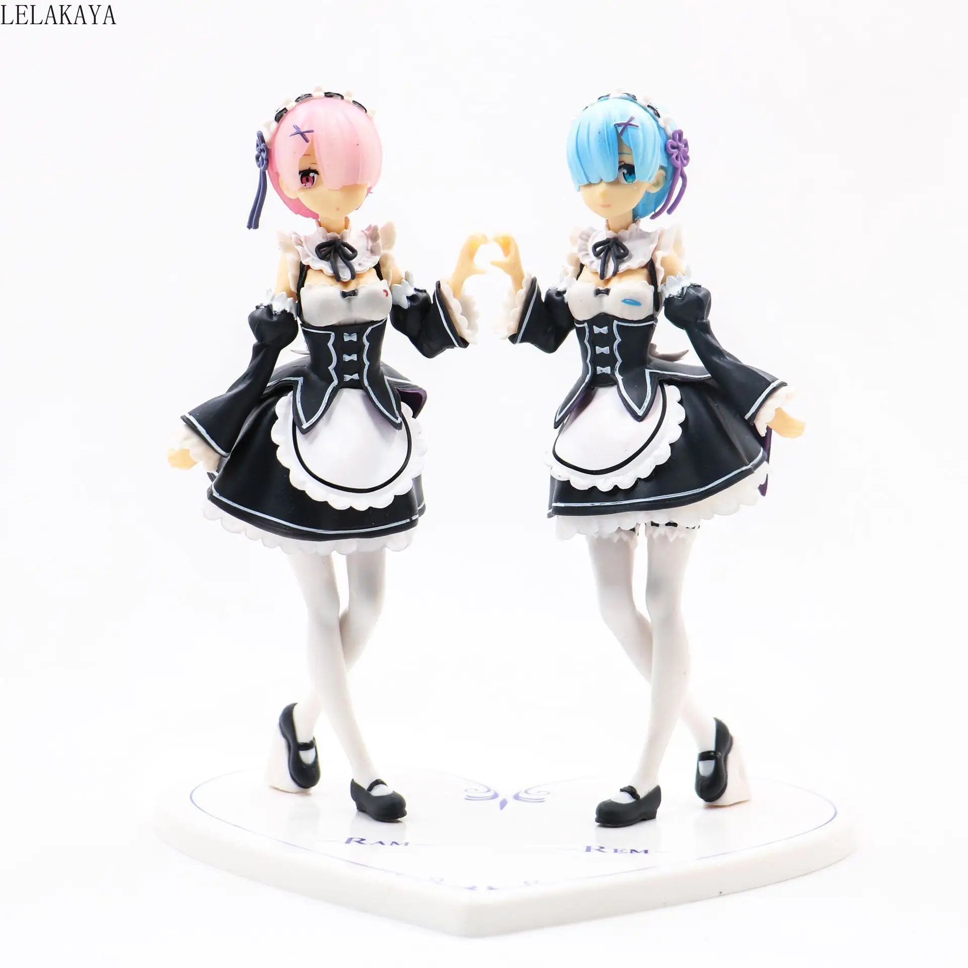 18cm Sexy Ram & Rem Maid Ver Model PVC Decoration toy Kids Gift Re:Life ...