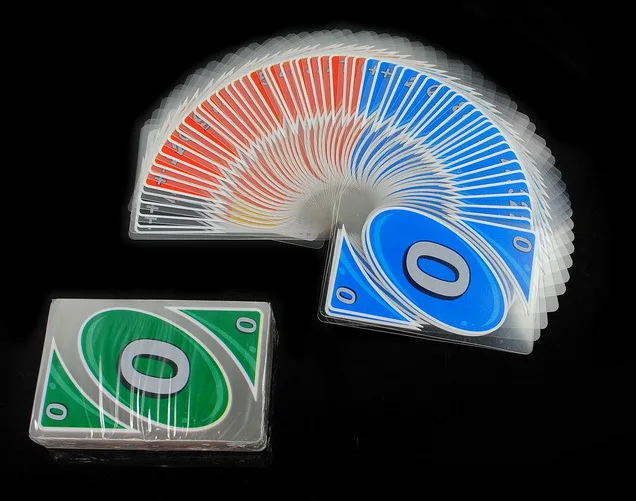 Hot UNO plastic transparent waterproof playing cards UNO H2O water ...