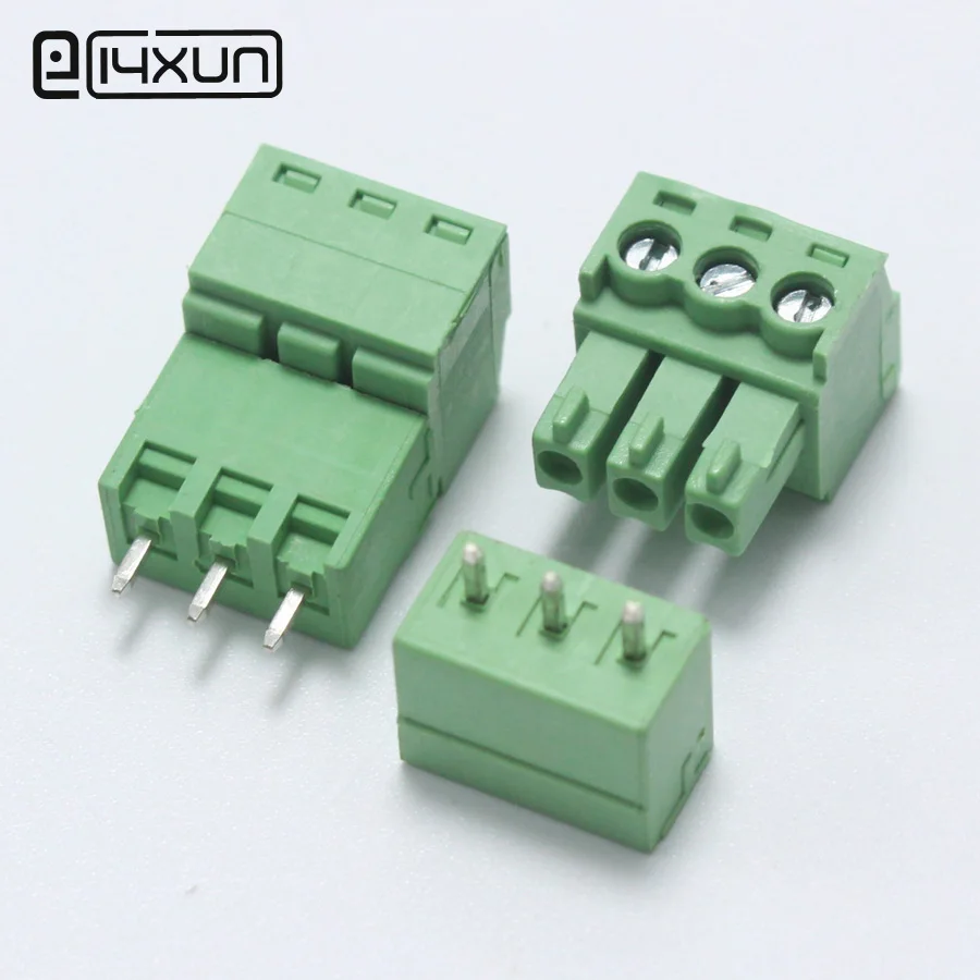 5pcs-3Pin-Pluggable-Terminal-Block-3P-Straight-Pin-PTB-Plug-jack-for-22 ...