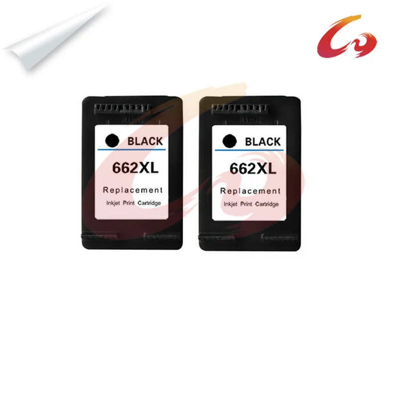 2-Pcs-Black-For-HP-662-Compatible-Ink-Cartridges-For-HP662-662XL ...