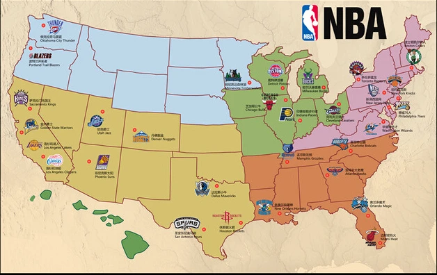 Nba Wallpaper Map