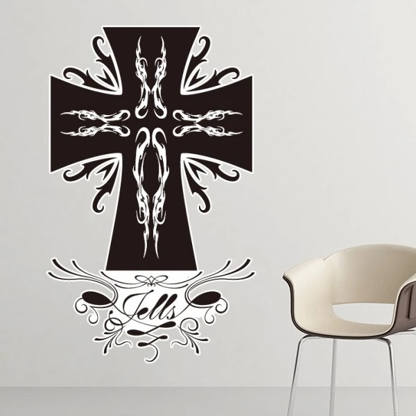 Gothic Cross Decal