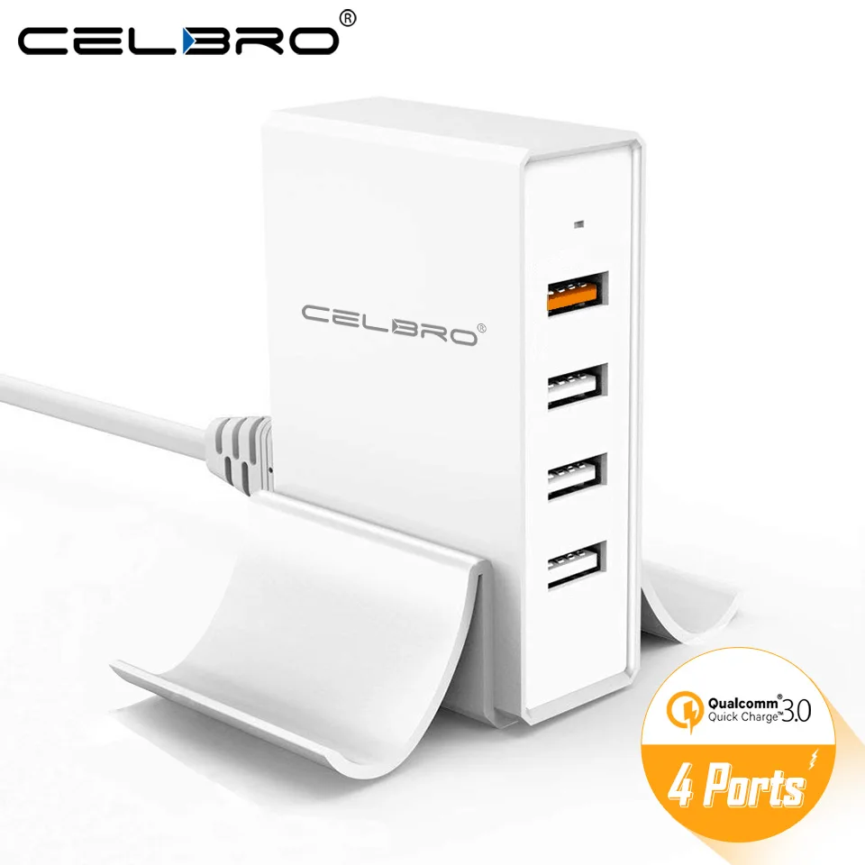 Multi USB Fast Charger Quick Charge 3.0 Multiple USB Charging Station ...