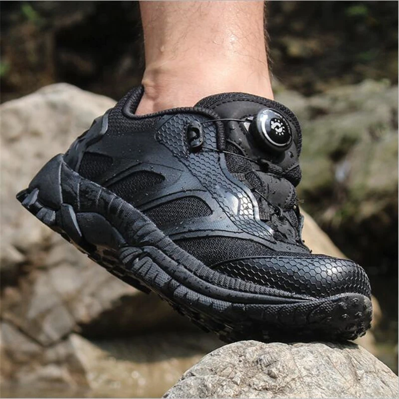 Outdoor Sports Tactical Trekking Men Sneakers Light Shock absorption ...