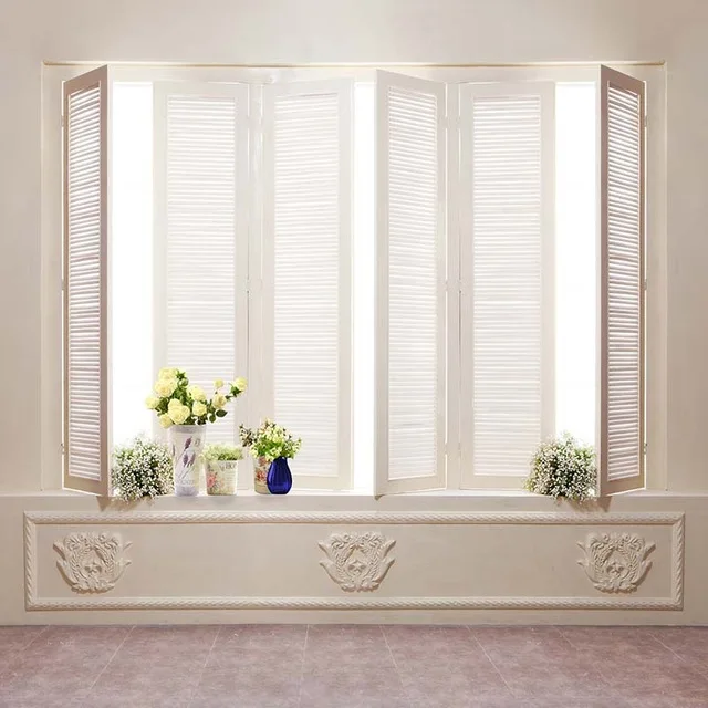 Vinyl White windowsill photo shoot background French windows ...