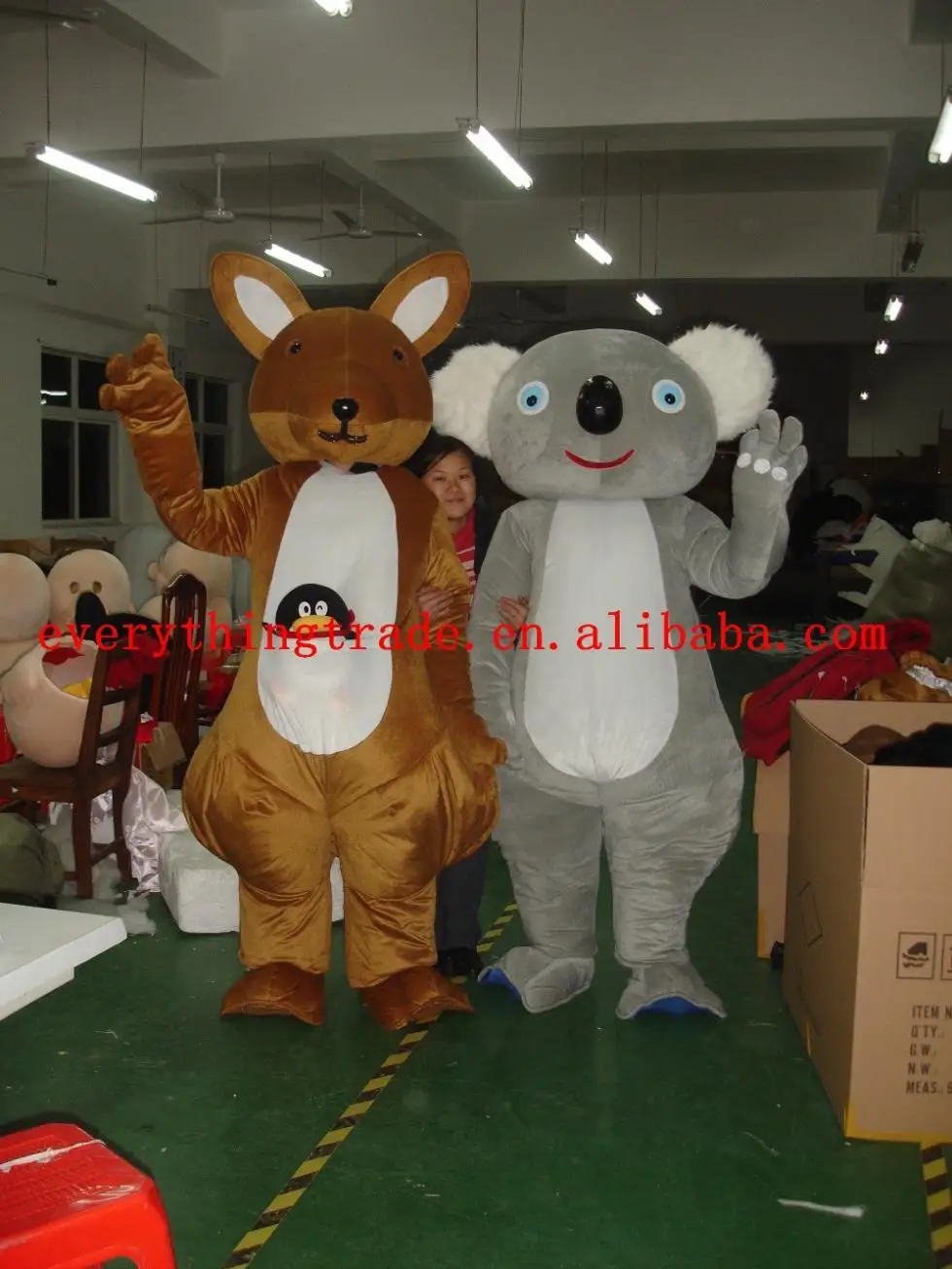 Hot selling 2014 new Cartoon Adult lovely bear and mouse Mascot costume ...