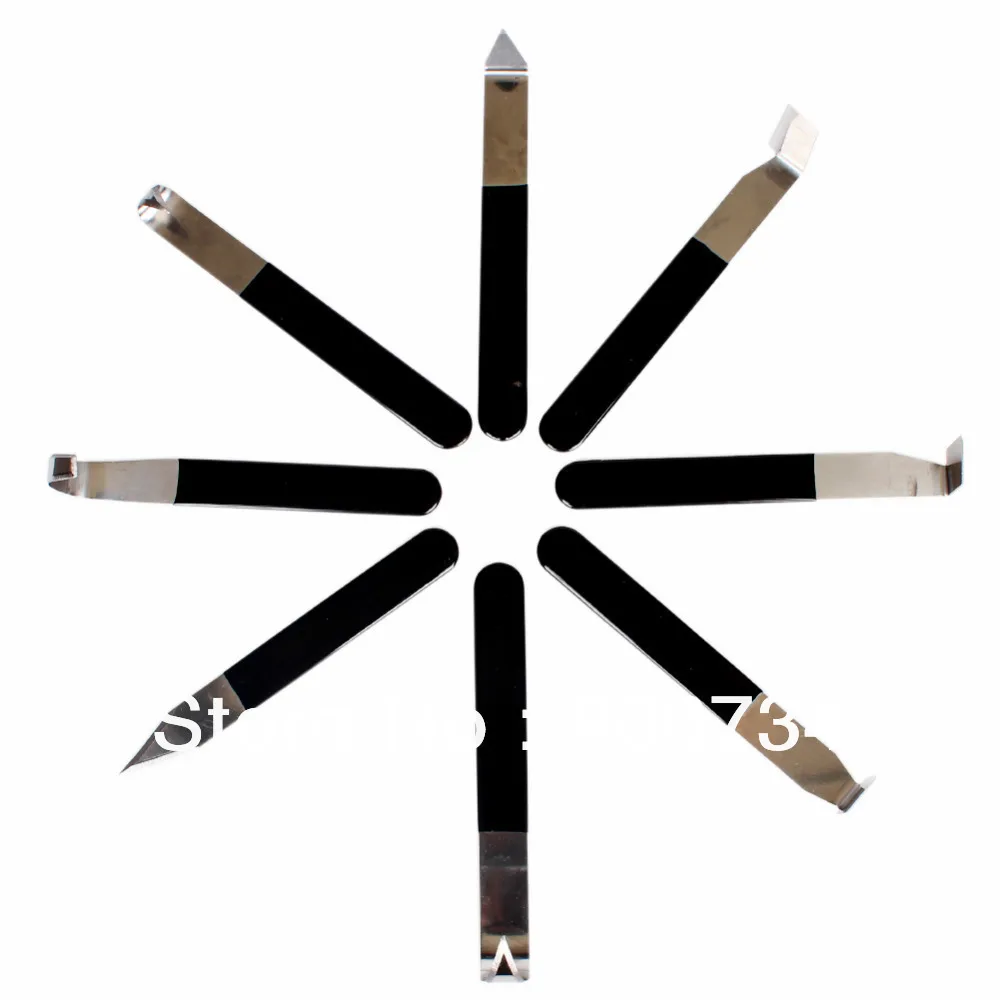 8pcs/lot Steel knives Hand Tool Sets As One Used For Carving, Shaping ...