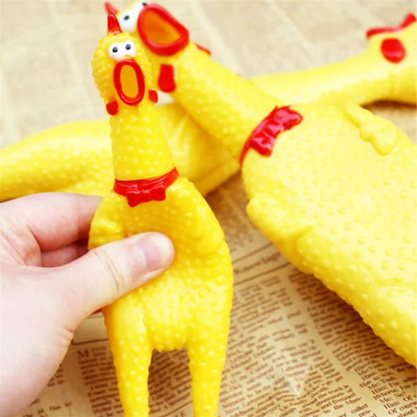 High quality dog pet screaming Chicken Duck Toy, Squeaker Fun Sound ...