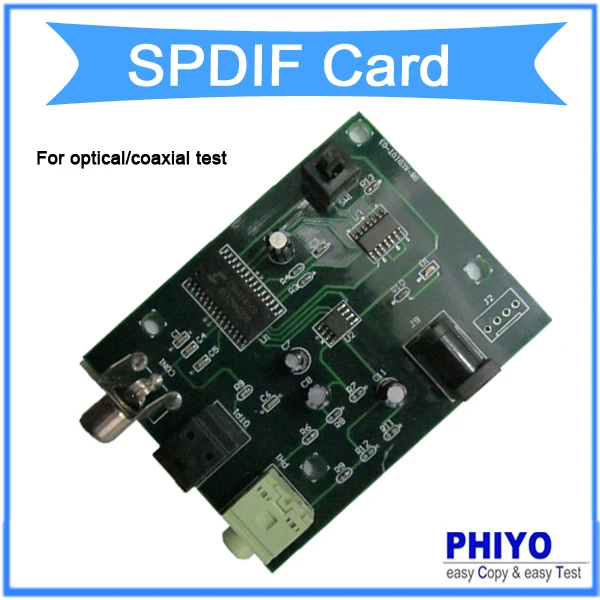 SPDIF card, S/PDIF Tester, optical/coaxial input Audio Digital output ...