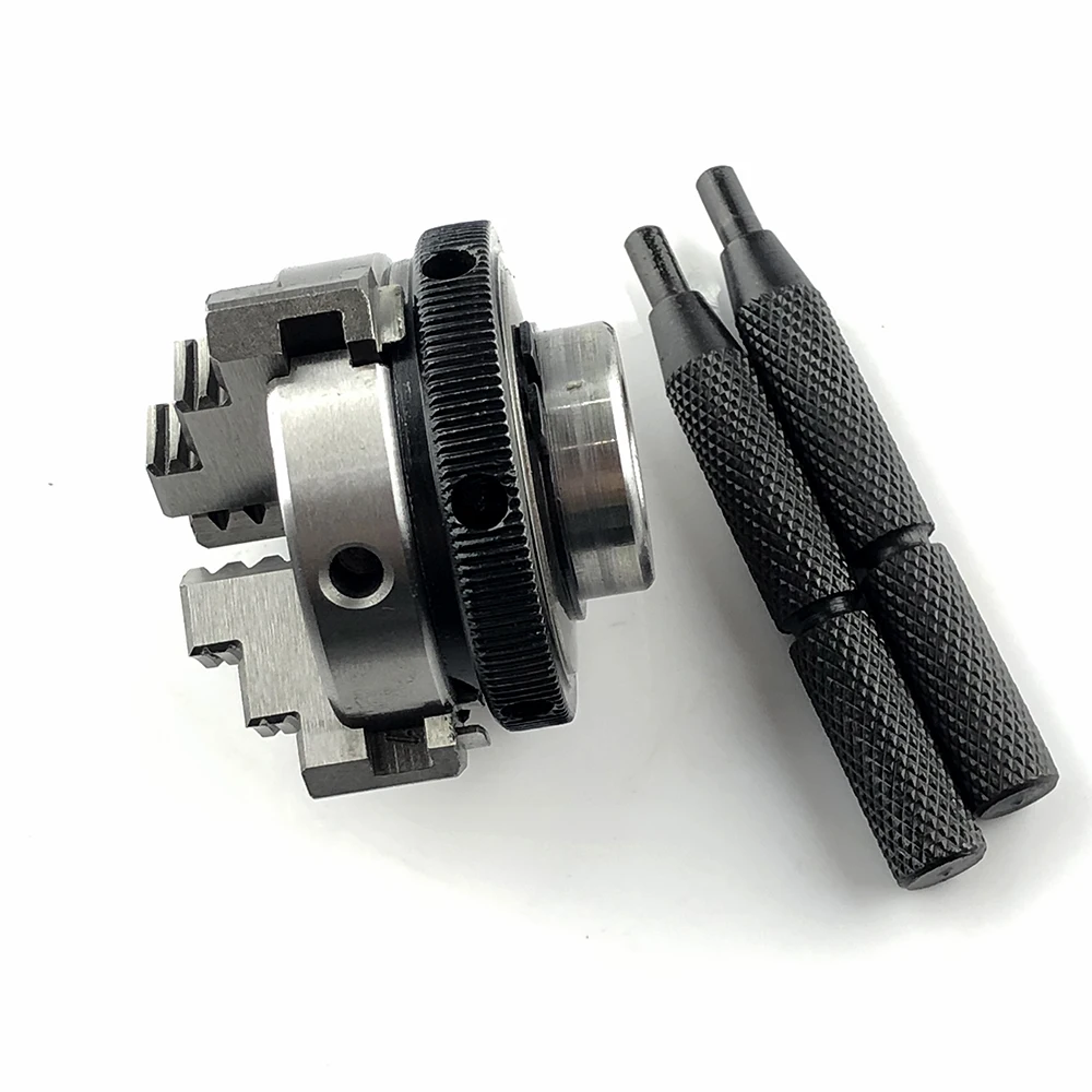 3 Jaw 50mm Manual Self-Centering Lathe Chuck 2'' Three Jaws Mini Chuck ...
