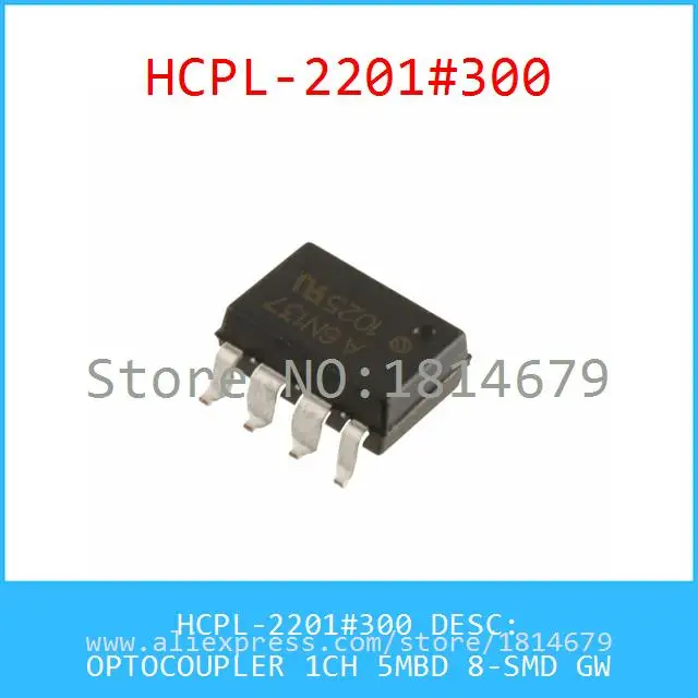 Free Shipping 1PCS/lot HCPL 2201#300 OPTOCOUPLER 1CH 5MBD 8 SMD GW HCPL ...