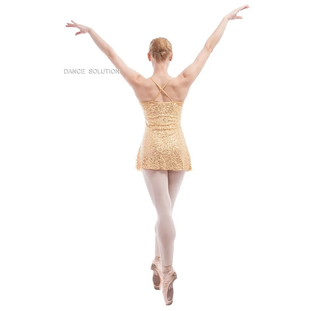 Gold/Silver Sequin Dress for Girls and Women Ballet, Lyrical ...