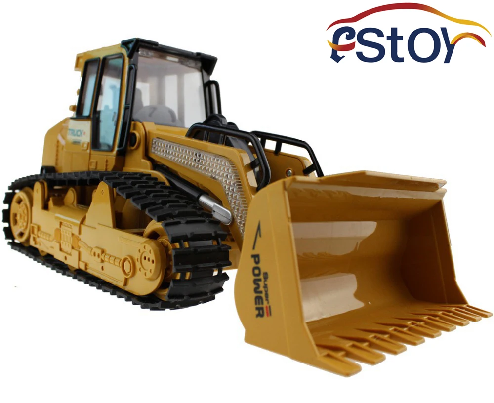 Grand RC Camion Bulldozer 6CH Caterpillar Piste Télécommande Simulation ...