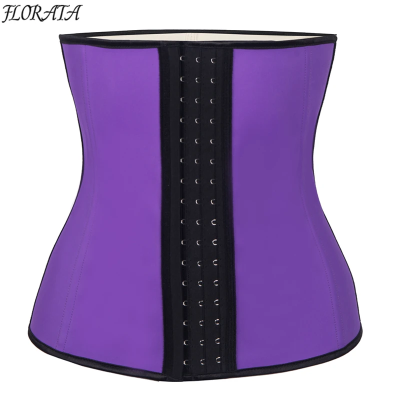Florata Latex Waist Trainer Corsets Hot Shapers Tummy Control Belts