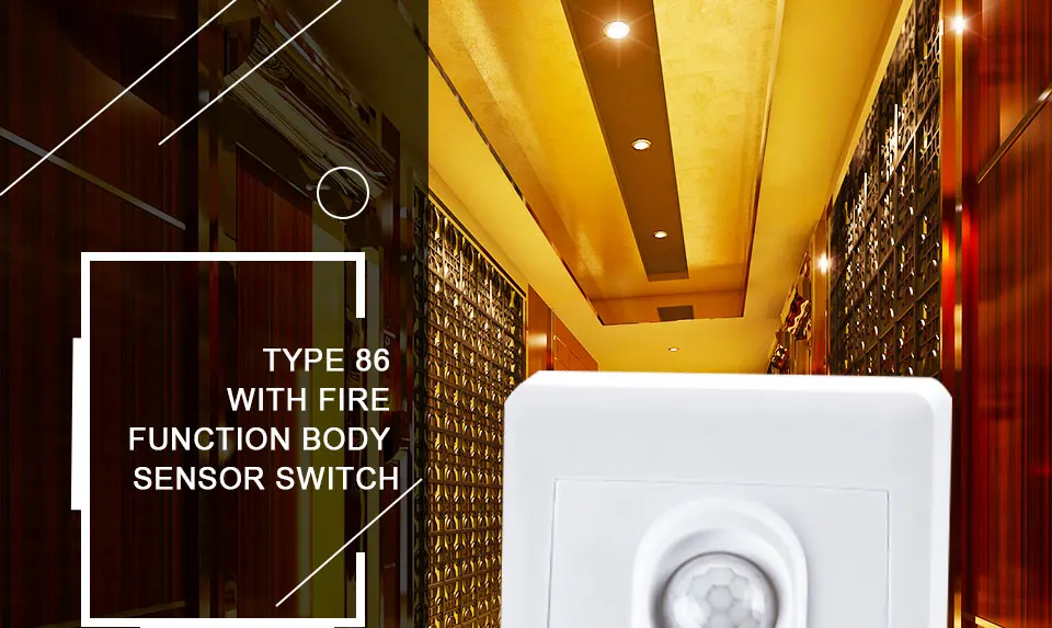 Infrared PIR Motion Sensor Light Control Switch SS-RTGY-86-2 | Makers ...