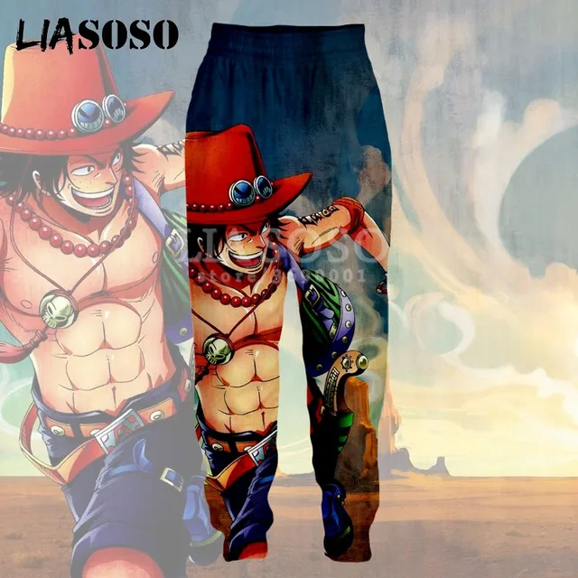 LIASOSO New Japan Anime ONE PIECE Monkey D. Luffy 3D Print Women Men's ...