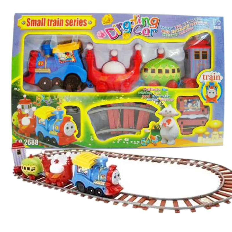 Track Train Set Led Track Car Toy Track Car Funny Bricks Flexible Flex ...