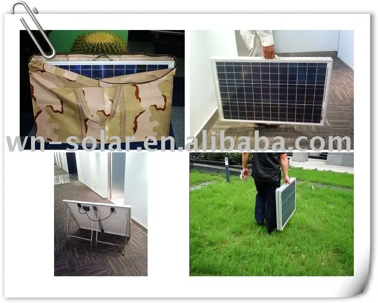 100w portable solar system/foldable solar system/folding solar system ...