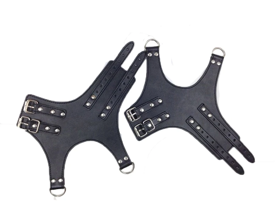 Fetish Bdsm Bondage Restraint Door Swing Hange Leather Handcuffs ...