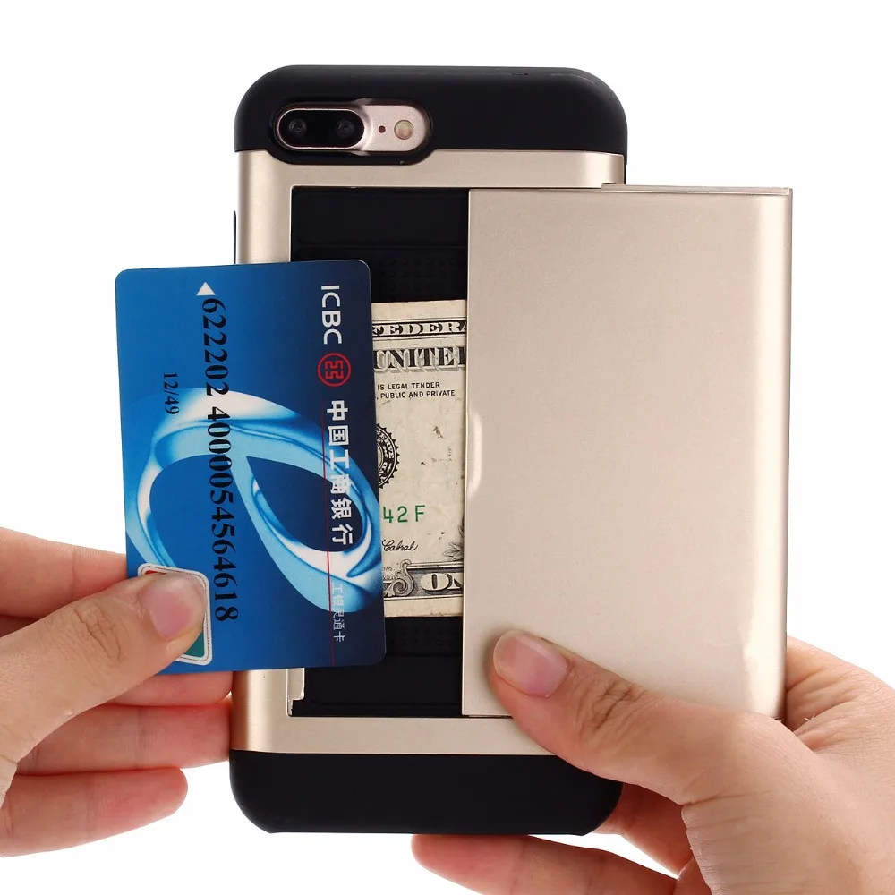 300pcs-Lot-Slide-Wallet-Credit-Card-Slot-Hard-PC-Phone-Case-For-iPhone ...