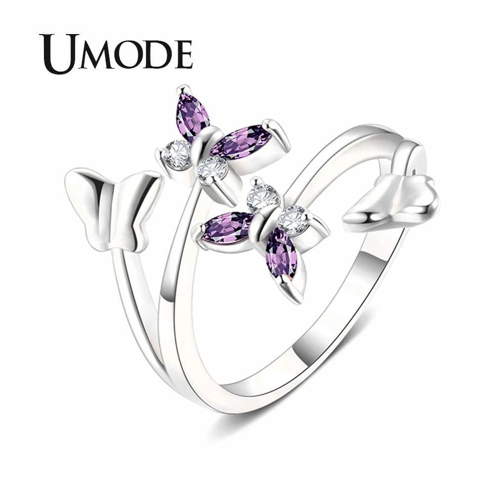 Purple Butterfly Engagement Ring | atelier-yuwa.ciao.jp