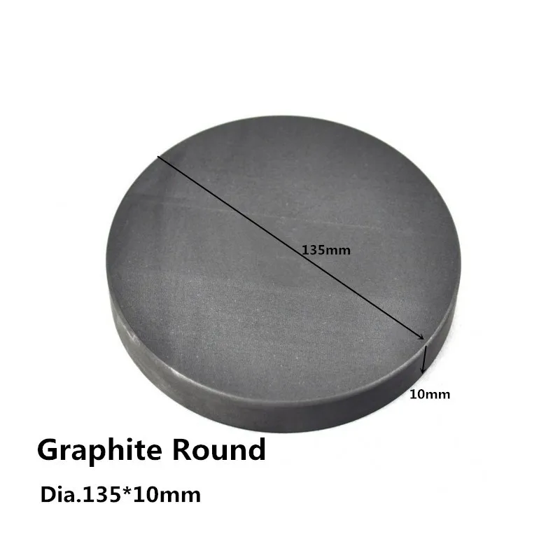 Dia.135*10mm spectroscopically pure graphitized carbon rod 2pcs ...