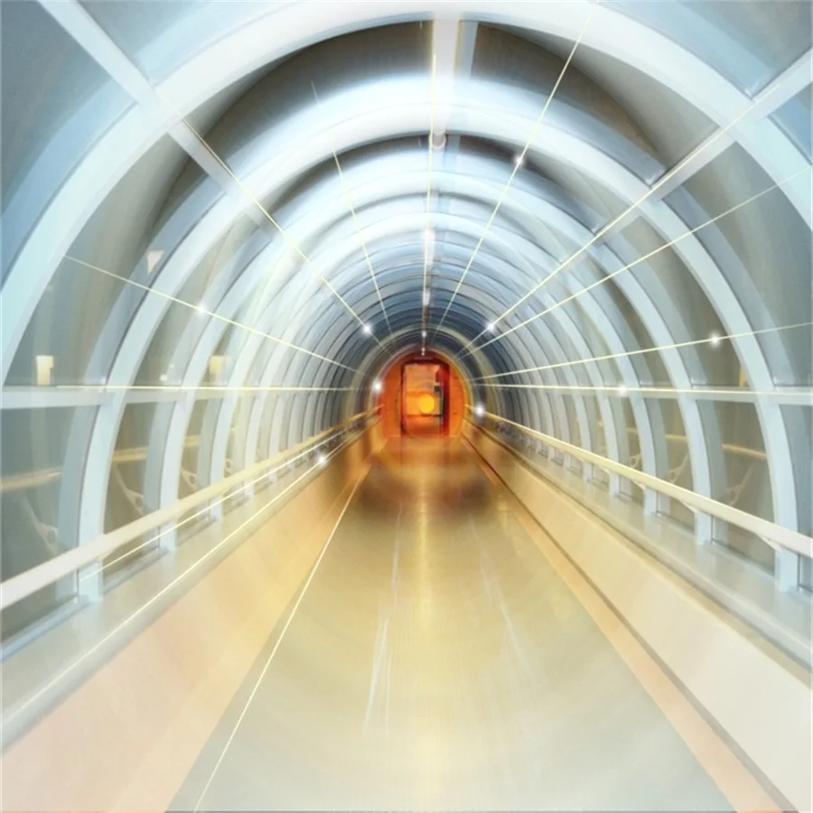 Laeacco Brick Arch Passage Corridor Scene Photography Backdrops Vinyl ...