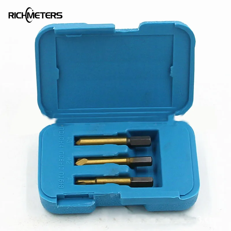 Screw Extractor High Speed Steel Plastic Packed Screws Slide Out Set ...