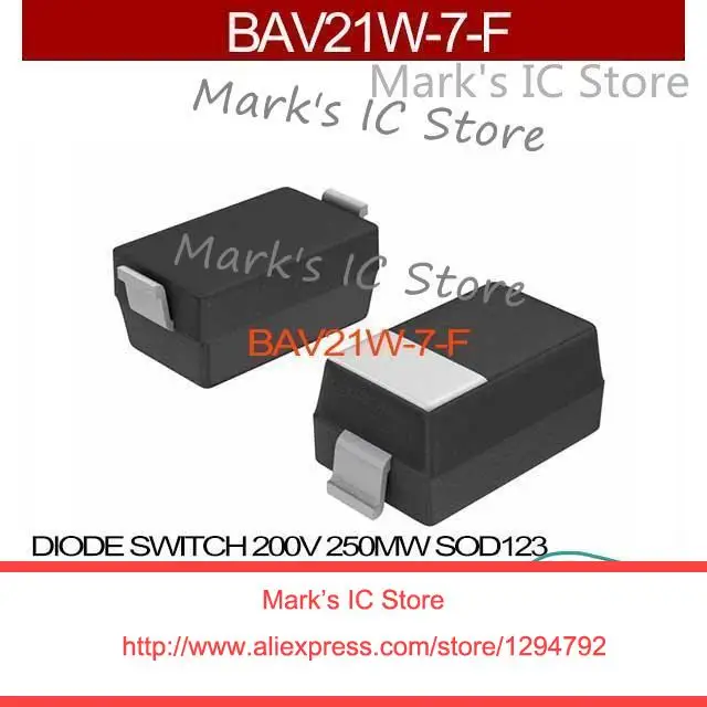 BAV21W 7 F DIODE SWITCH 200V 250MW SOD123 BAV21W 21W BAV21W 21W BAV21 ...