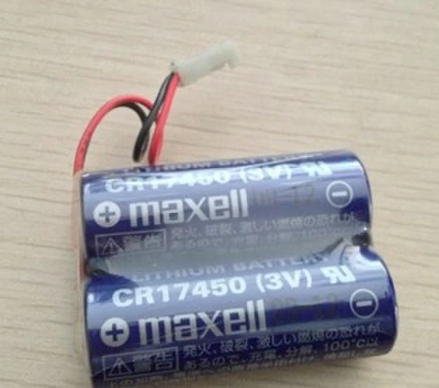 新しい純正maxell CR17450 3v 2600mah CR17450(3v) 2 コンビネーション 2 CR17450 リチウム電池 ...