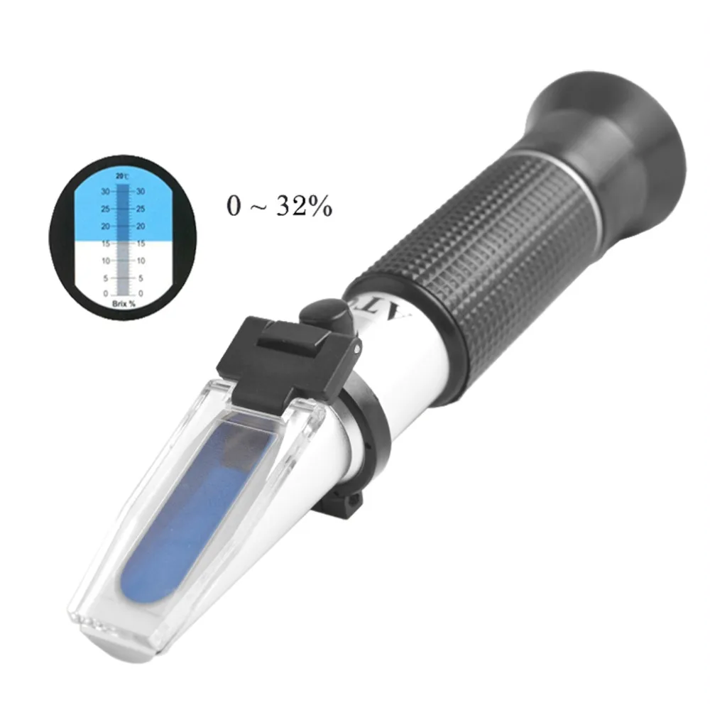 מוצר - Package Mail Handheld 0 to 32 Refractometer Sugar Meter Fruit ...