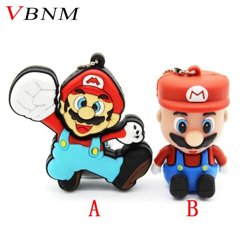VBNM Super Mario USB Flash Drive pen drive cartoon pendrive 4GB/8GB ...