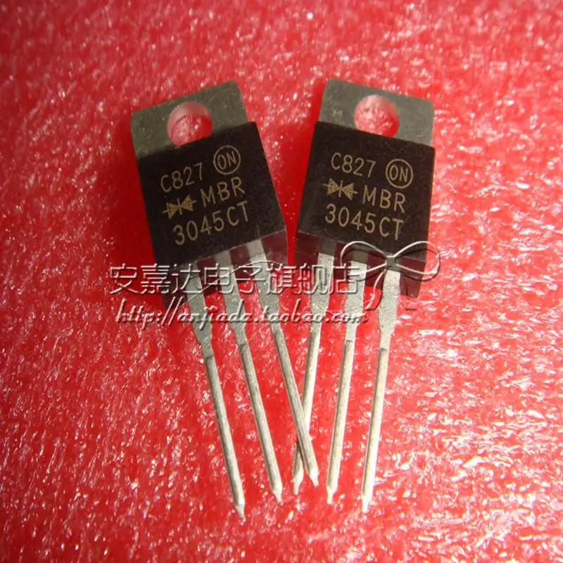 Diodos Schottky [ ] MBR3045 30L45CW MBR3045CT TO 220|diode bar|schottky ...