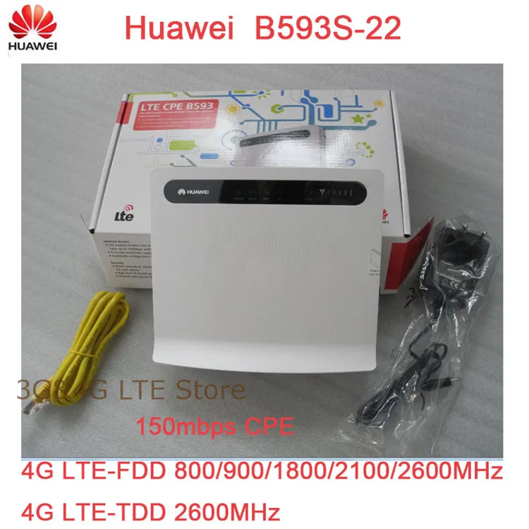 Unlocked Huawei B593s 22 b593 150Mbps 4G lte mifi Router CPE dongle 4g ...