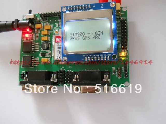 GPS GPRS NEW board STM32 SIM908 (GPS+GPRS+GSM) Learning board|gsm gps board|sim908 boardstm32 ...