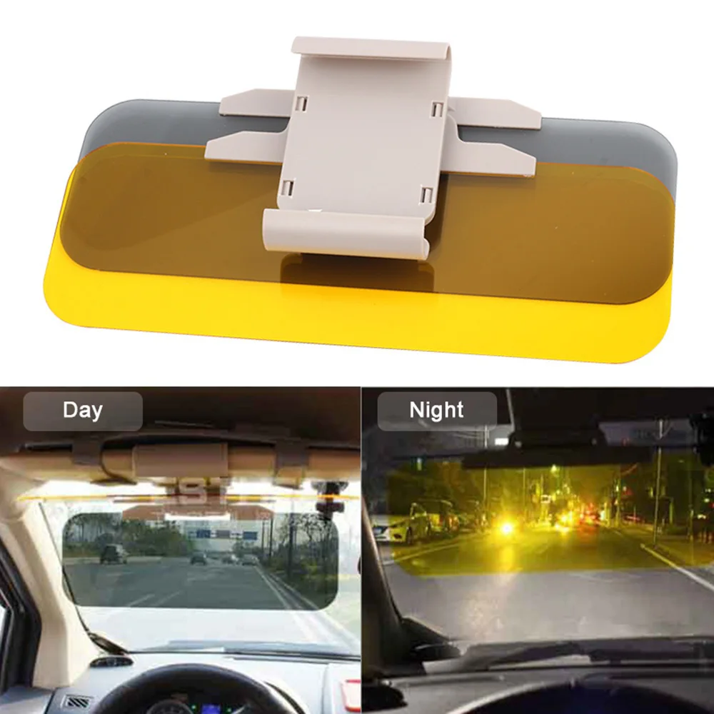 1 Set Car Sun Visor Goggles for Driver Day Night Anti dazzle Mirror ...