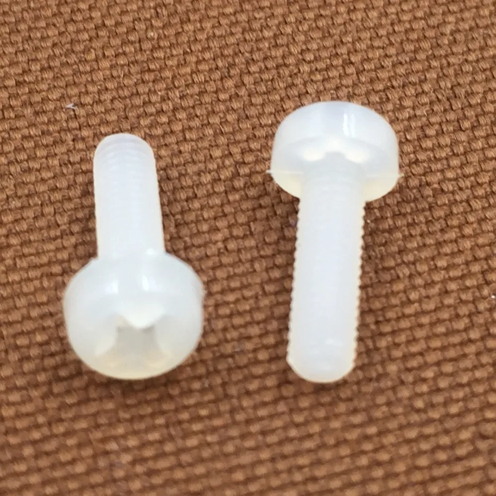 100 Pcs PCB Plastic Fasteners 12 x 5mm Cross Head Screw-in Anchors from ...