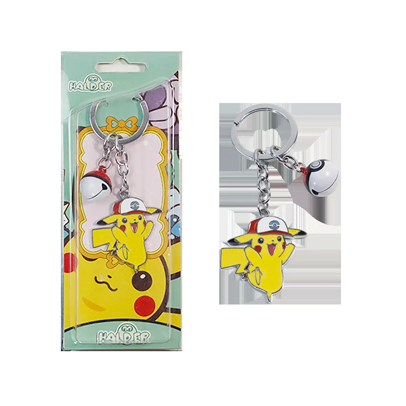 Pokemon Pikachu Anime Metal Keychain - KawaiiMerch.com