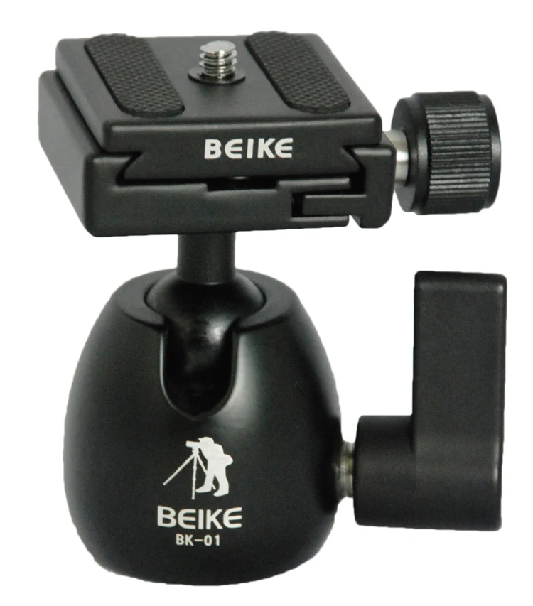 Beike Bk 01 Aluminum Alloy Tripod Ball Head With Quick Release Plate F