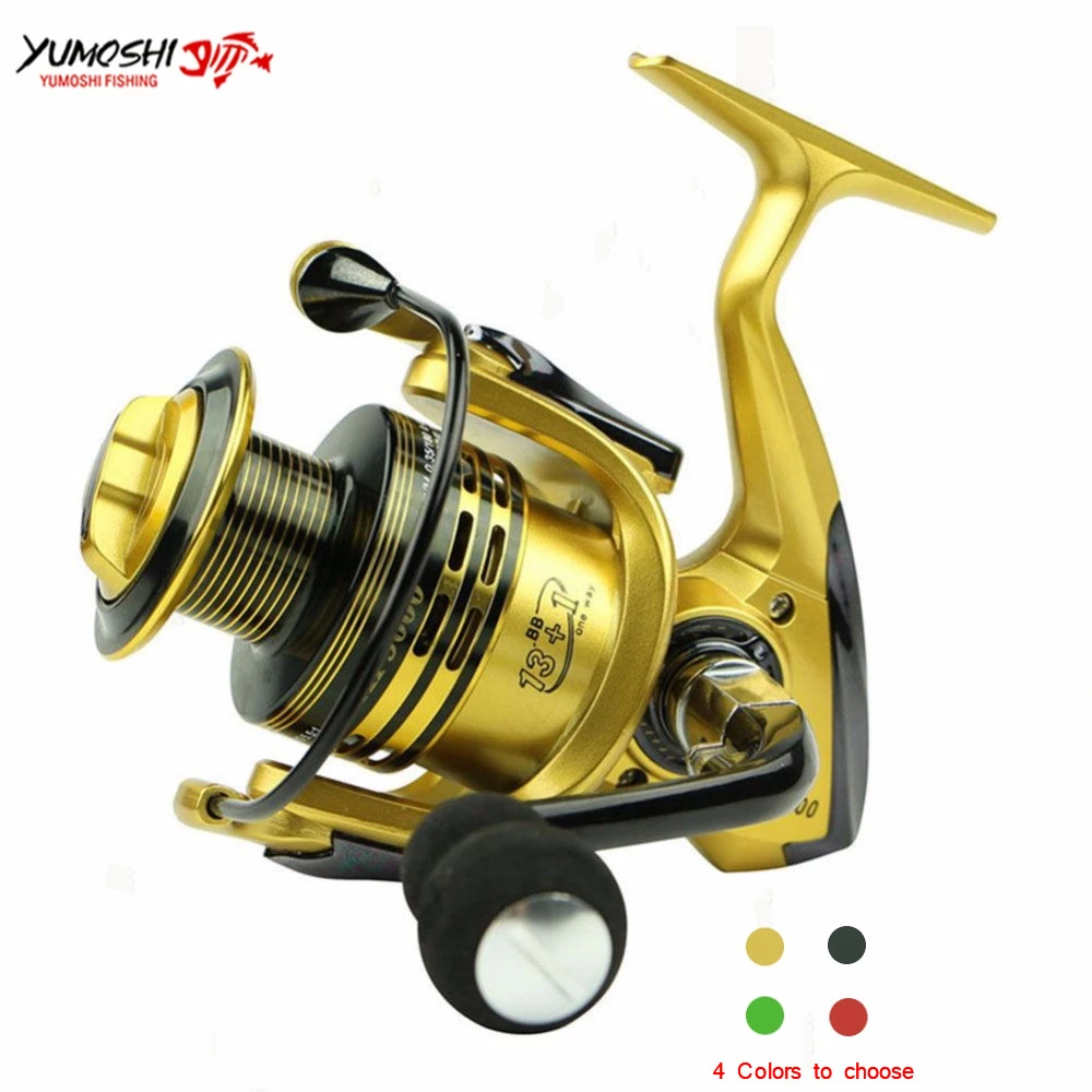 Reels 13+1 BB Spinning Fishing Reel Metal Handle XF 1000 5000 Reels ...